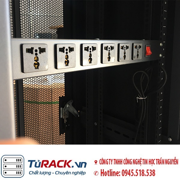 Tủ rack 42U UNR 42UD1000-2CL 2 cửa lưới hàng cao cấp