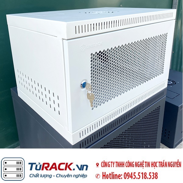 Tủ rack treo tường 6U UNR N6UD400 hàng cao cấp