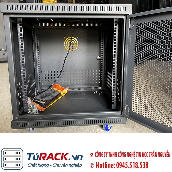 Tủ rack 10U UNR N10U-D500 cửa lưới hàng chuẩn