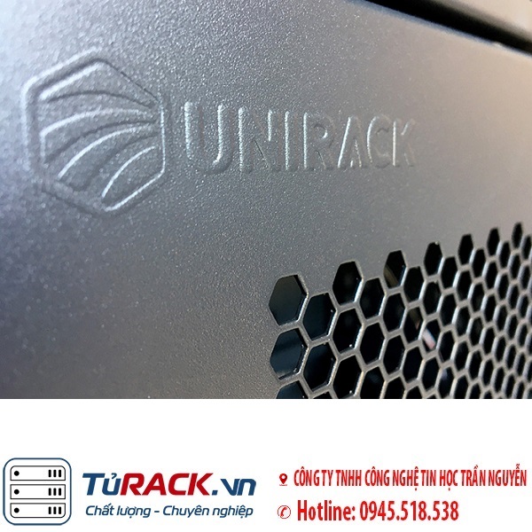 Tủ rack 10U UNR N10U-D600 cửa lưới mẫu mới