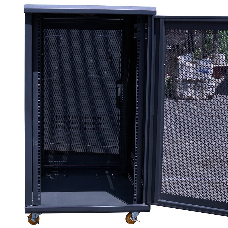 Tủ Rack TMC 19 inch 20U Sâu D600 Khung Hàn Liền TM206BNL-B