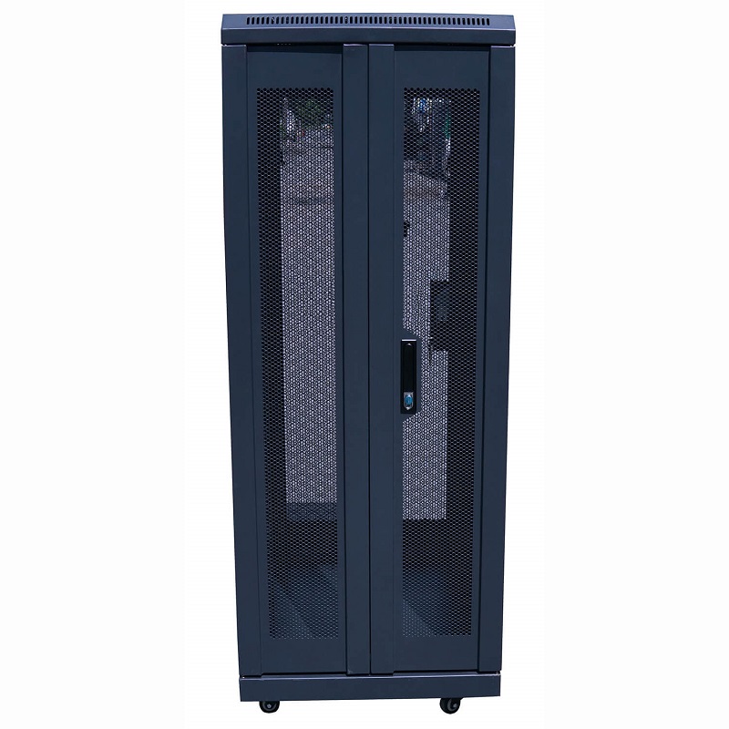 Tủ Rack TMC 19 inch 27U Sâu D600, Cánh đôi trước TM2762BN-B